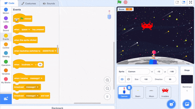Hướng dẫn lập trình game đơn giản cho trẻ em bằng Scratch | Scratch